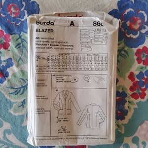 Burda 8684 Complete Uncut Factory Folds Contemporary Sewing Pattern ...