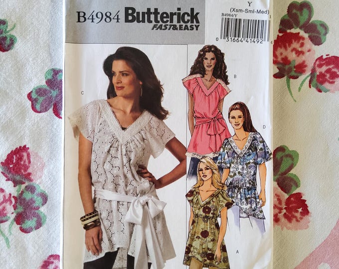Butterick 4723 Complete Uncut Factory Folds Sewing Pattern Soft Faux ...