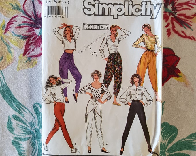 Simplicity 7069 Complete Uncut Factory Folds Vintage 90s Sewing Pattern ...