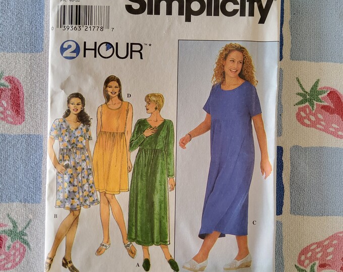 Simplicity 7522 Complete Uncut Factory Folds Vintage 90s Sewing Pattern ...