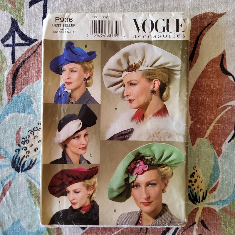 Vogue Hat Pattern - Etsy