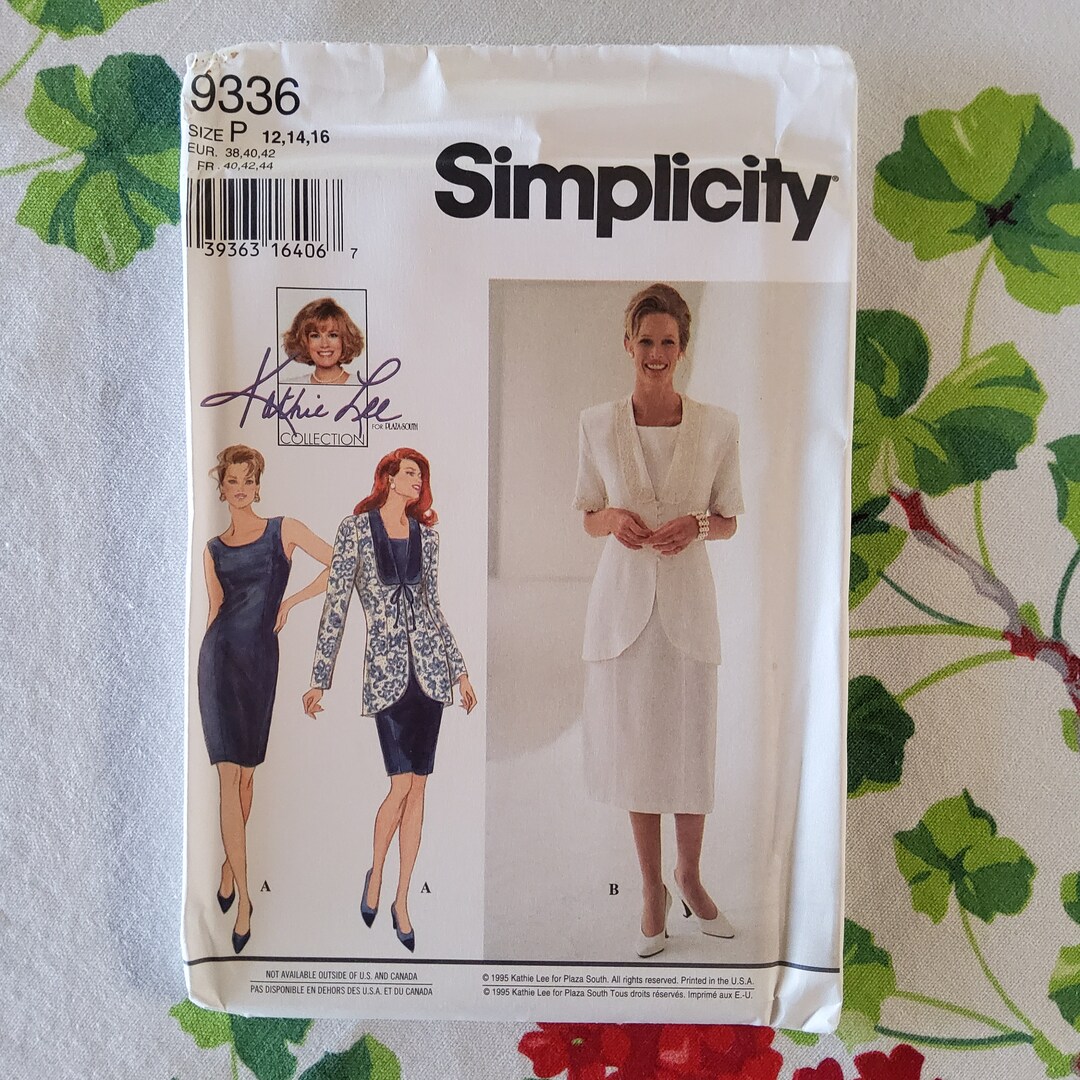 Simplicity 9336 Complete Uncut Factory Folds Vintage 90s Sewing Pattern ...