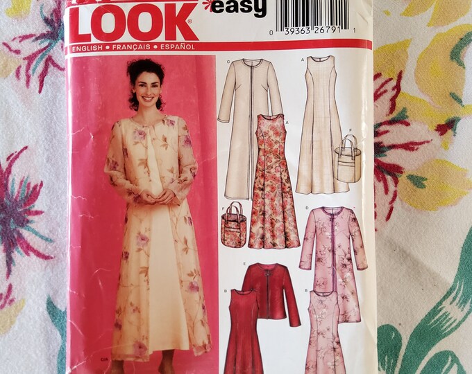 New Look 6270 Complete Uncut Factory Folds Y2K Era Sewing Pattern Maxi ...
