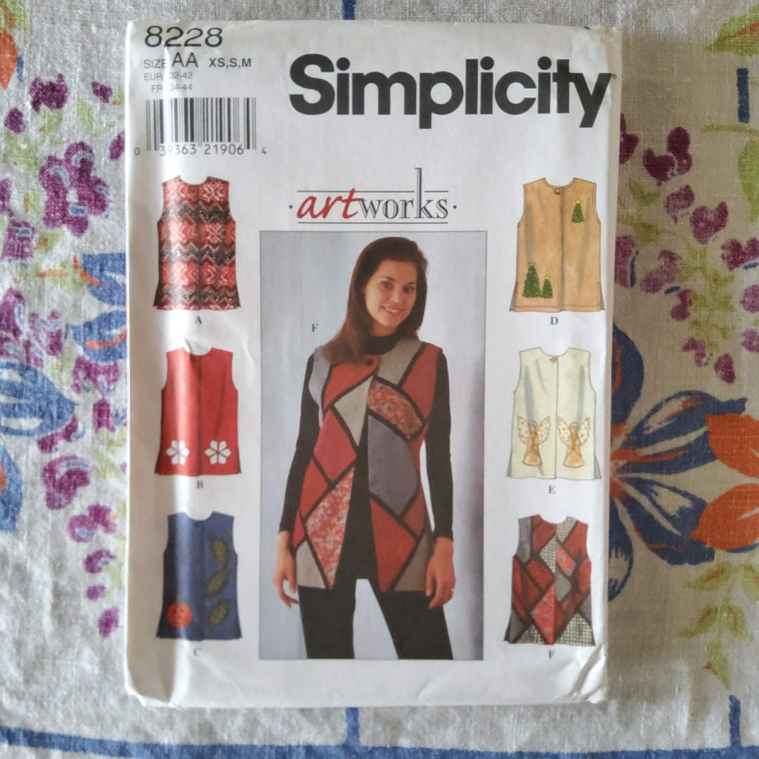 Simplicity 8228 Complete Uncut Factory Folds Vintage 90s Sewing Pattern ...