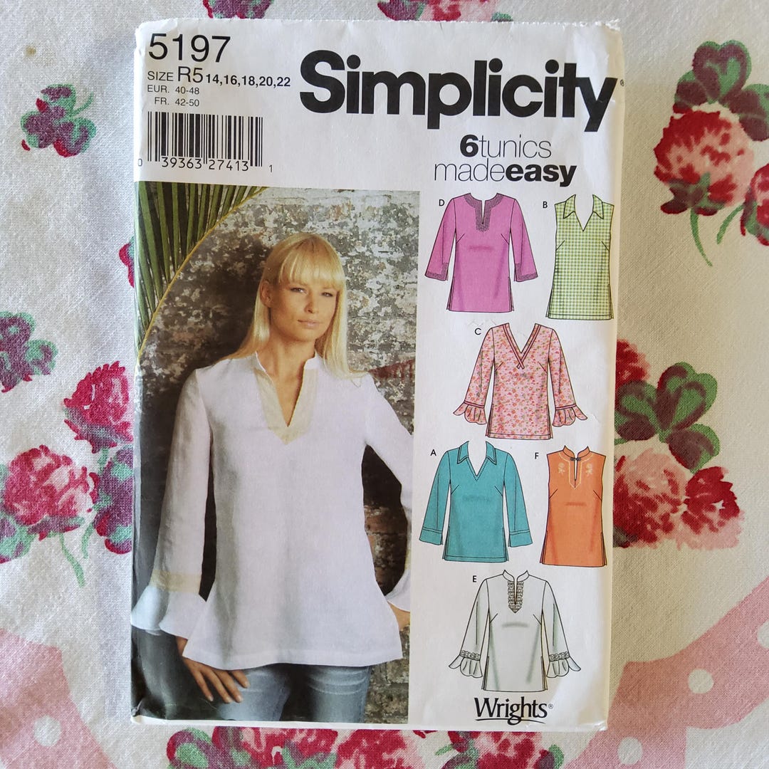 Simplicity 5197 Complete Uncut Factory Folds Vintage 2004 Sewing ...
