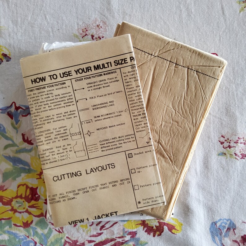 New Look 6528 Complete Uncut Factory Folds Vintage 80s Sewing Pattern ...