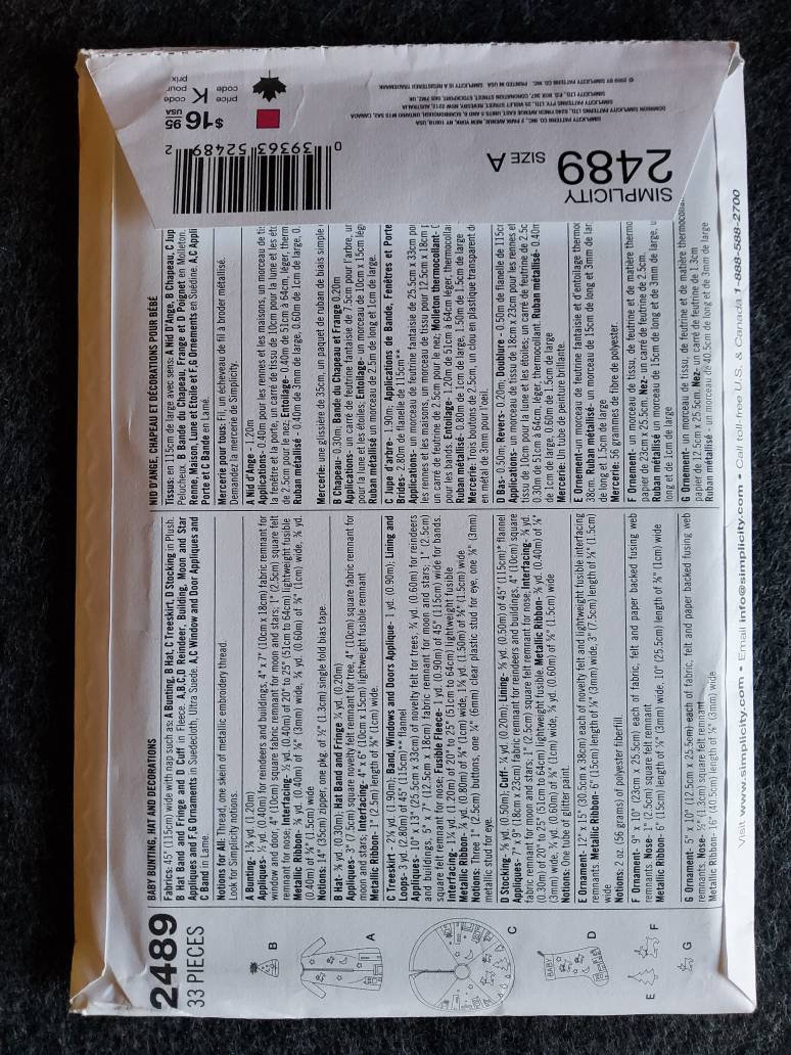 Simplicity 2489 Complete Uncut Factory Folds is It Really - Etsy