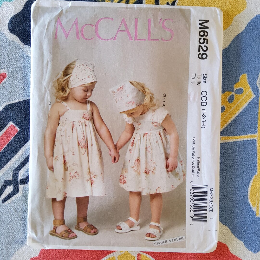 Mccalls 6529 Complete Uncut Factory Folds Sewing Pattern Kids Toddler ...