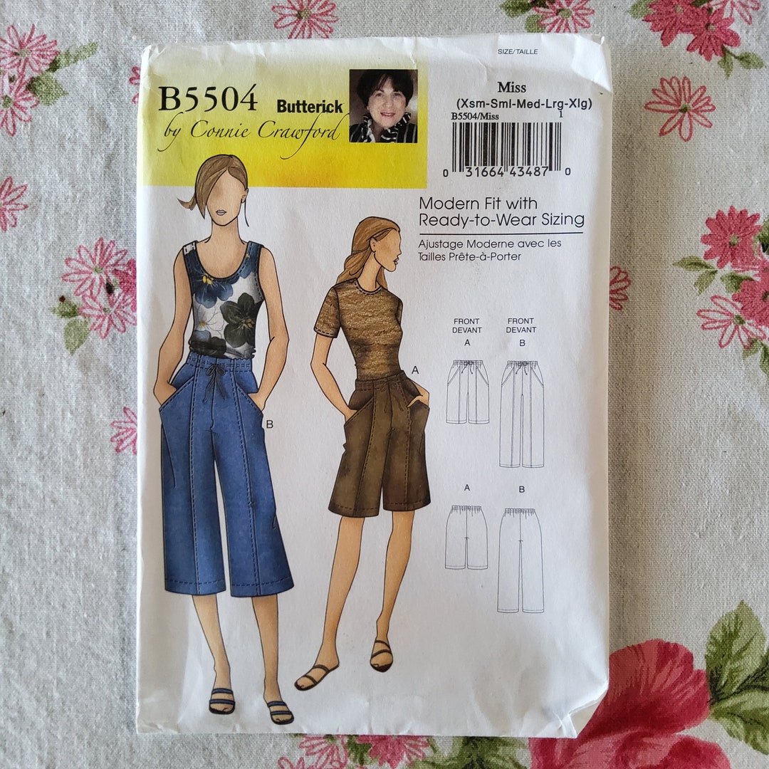 Butterick 5504 Complete Uncut Factory Folds Milennial Sewing Connie ...