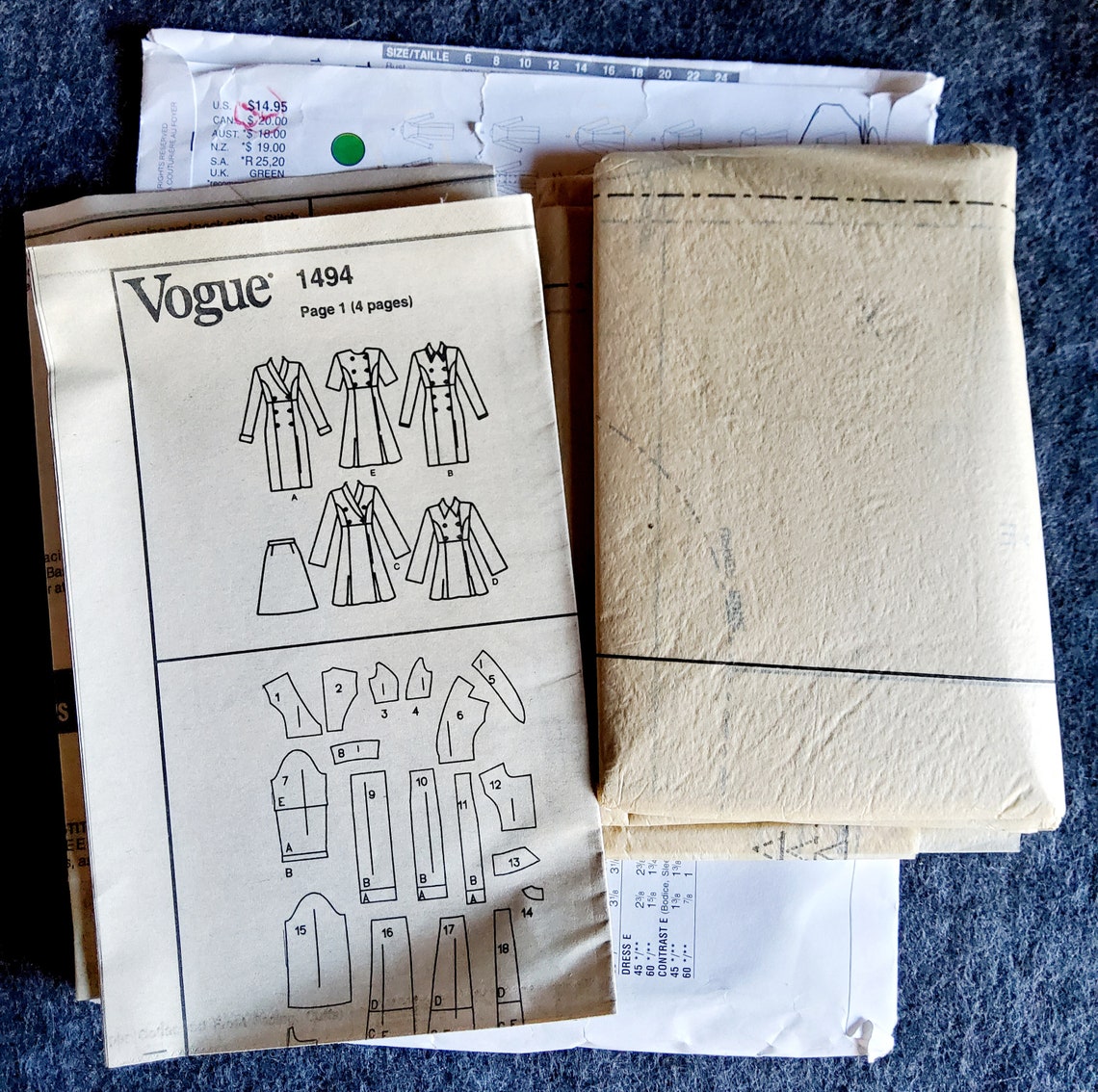 Vogue 2754 Complete Uncut Factory Folds Vintage 90s 5 Easy - Etsy