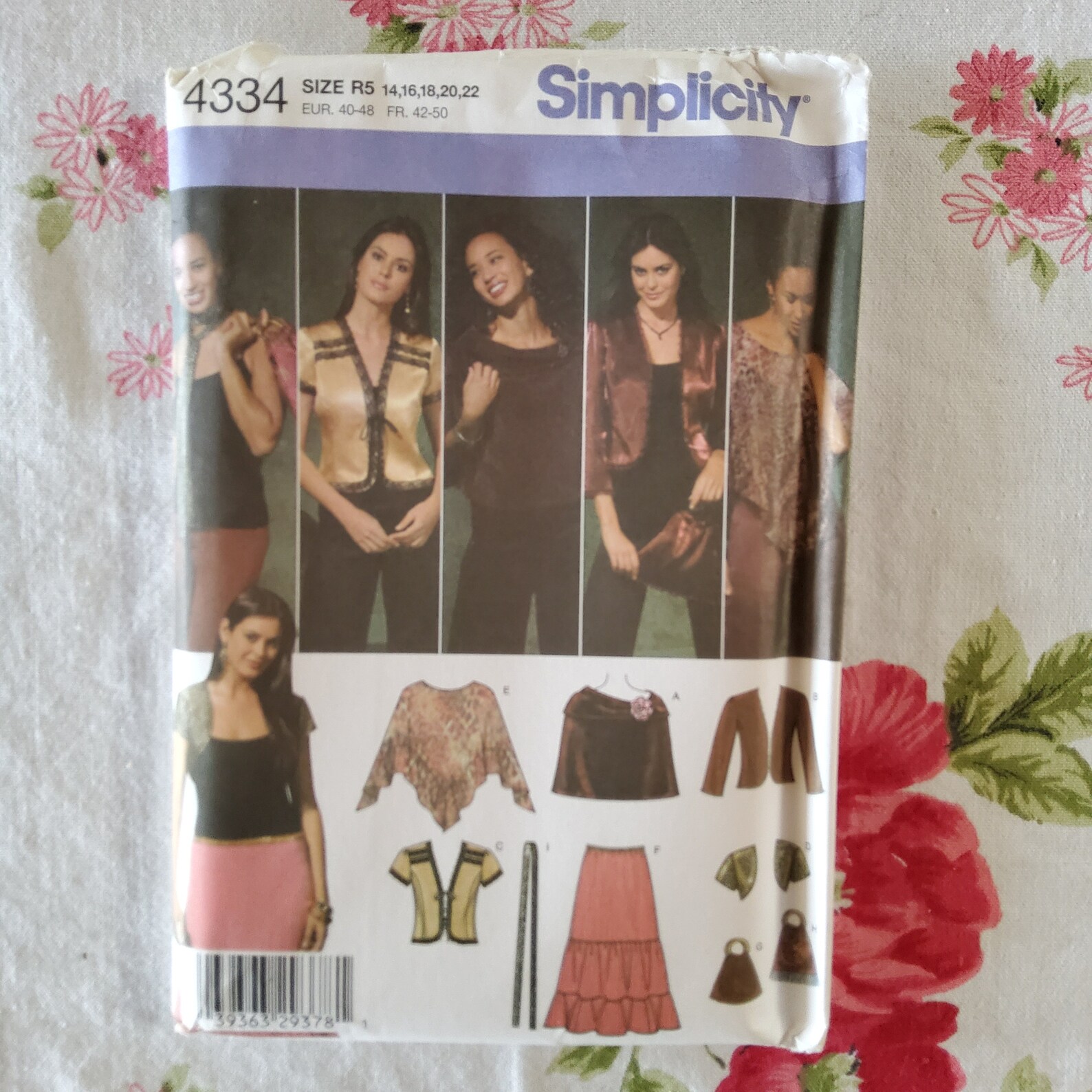 Simplicity 4334 Complete Uncut Factory Folds Lounge Singer - Etsy