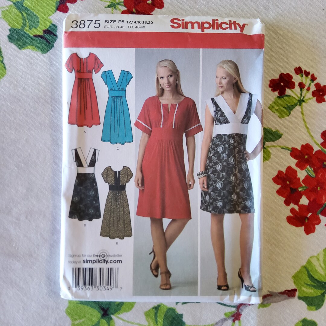 Simplicity 3875 Complete Uncut Factory Folds Sewing Pattern Kimono ...