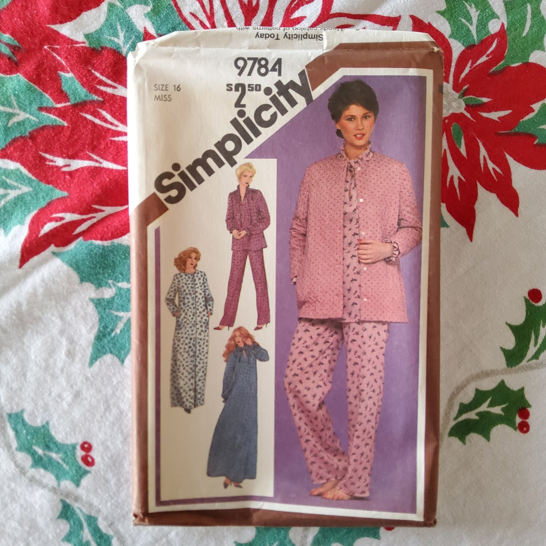 Simplicity 9784 Complete Uncut Factory Folds Vintage 80s Sewing Pattern ...