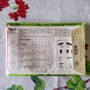 Simplicity 8262 Complete Uncut Factory Folds Vintage 70s Sewing Pattern ...