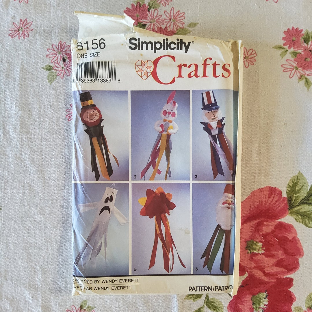 Simplicity Crafts 8156 Complete Uncut Factory Folds Vintage 90s Sewing ...