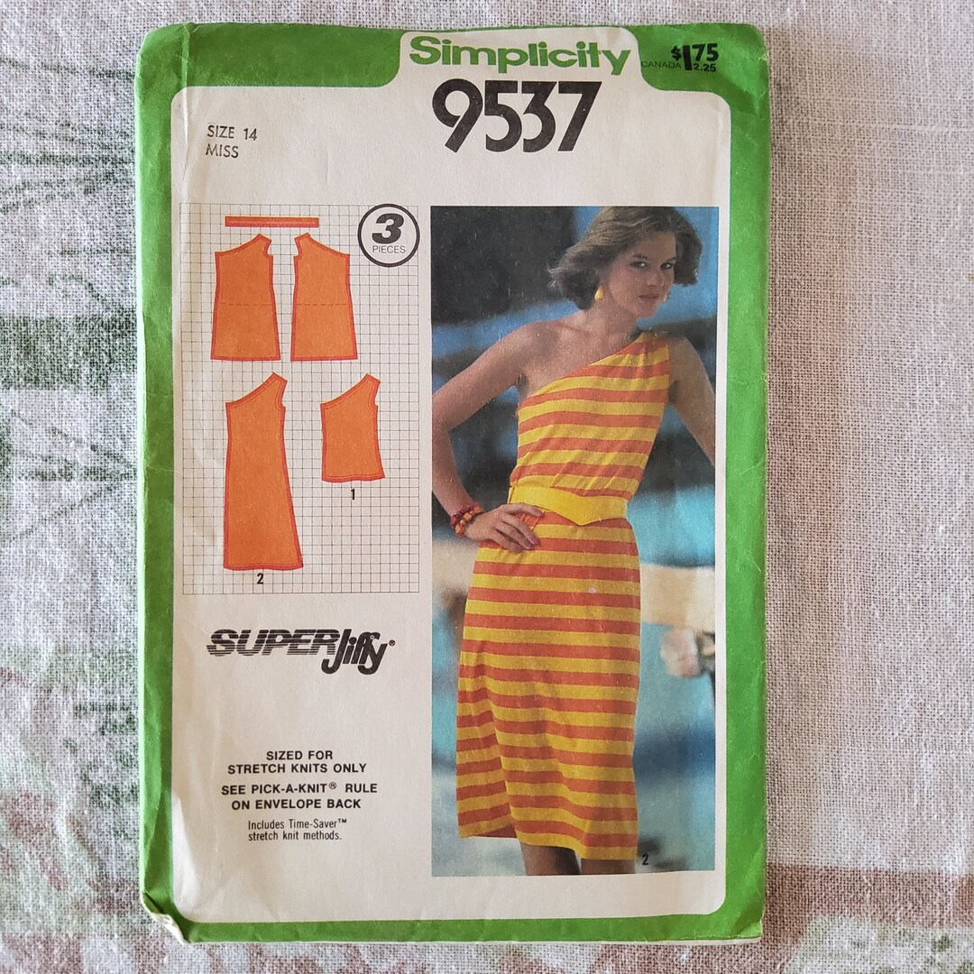 Simplicity 9537 Complete Uncut Factory Folds or Cut Complete Vintage ...
