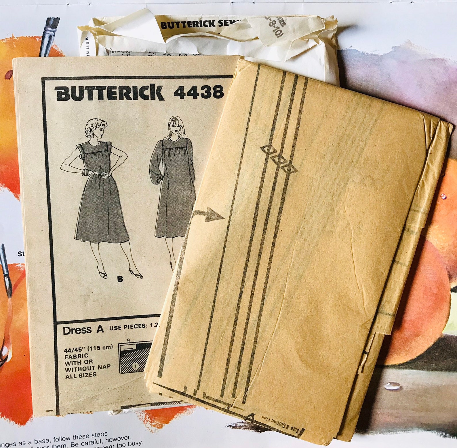 Butterick 4439 Complete Uncut Factory Folds Early 1980s Very | Etsy