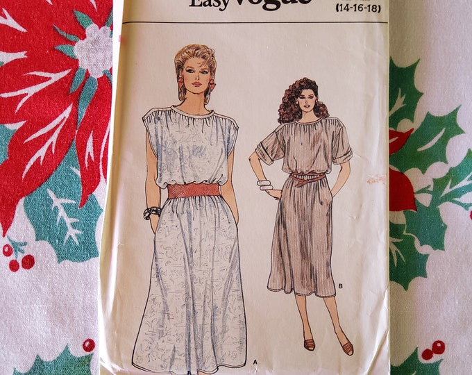 Vogue Very Easy 8971 Complete Uncut Factory Folds Vintage 80s Sewing ...