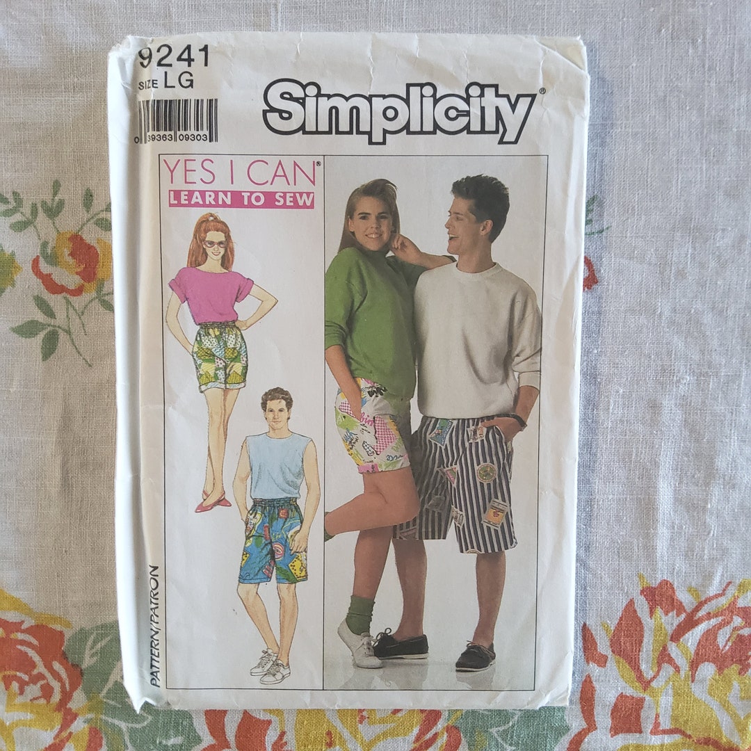 Simplicity 9241 Complete Uncut Factory Folds Vintage 80s Sewing Pattern ...