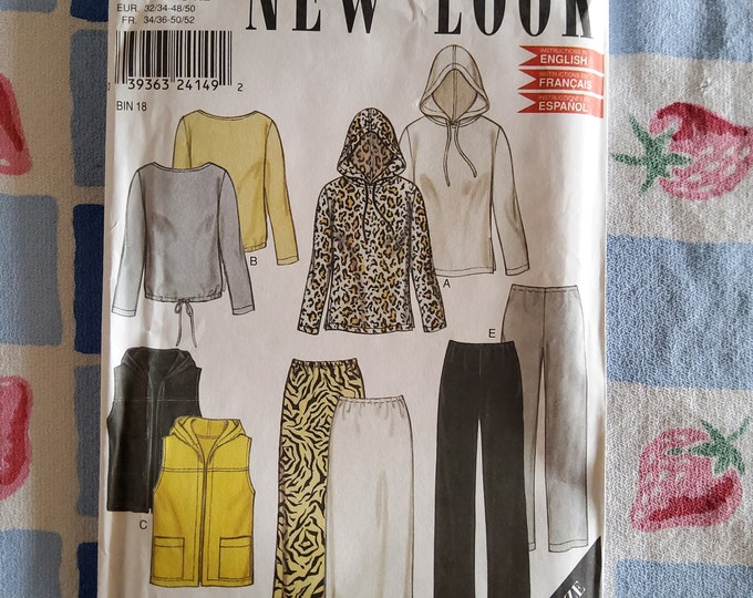 New Look 6011 Complete Uncut Factory Folds Vintage 90s Sewing Pattern ...