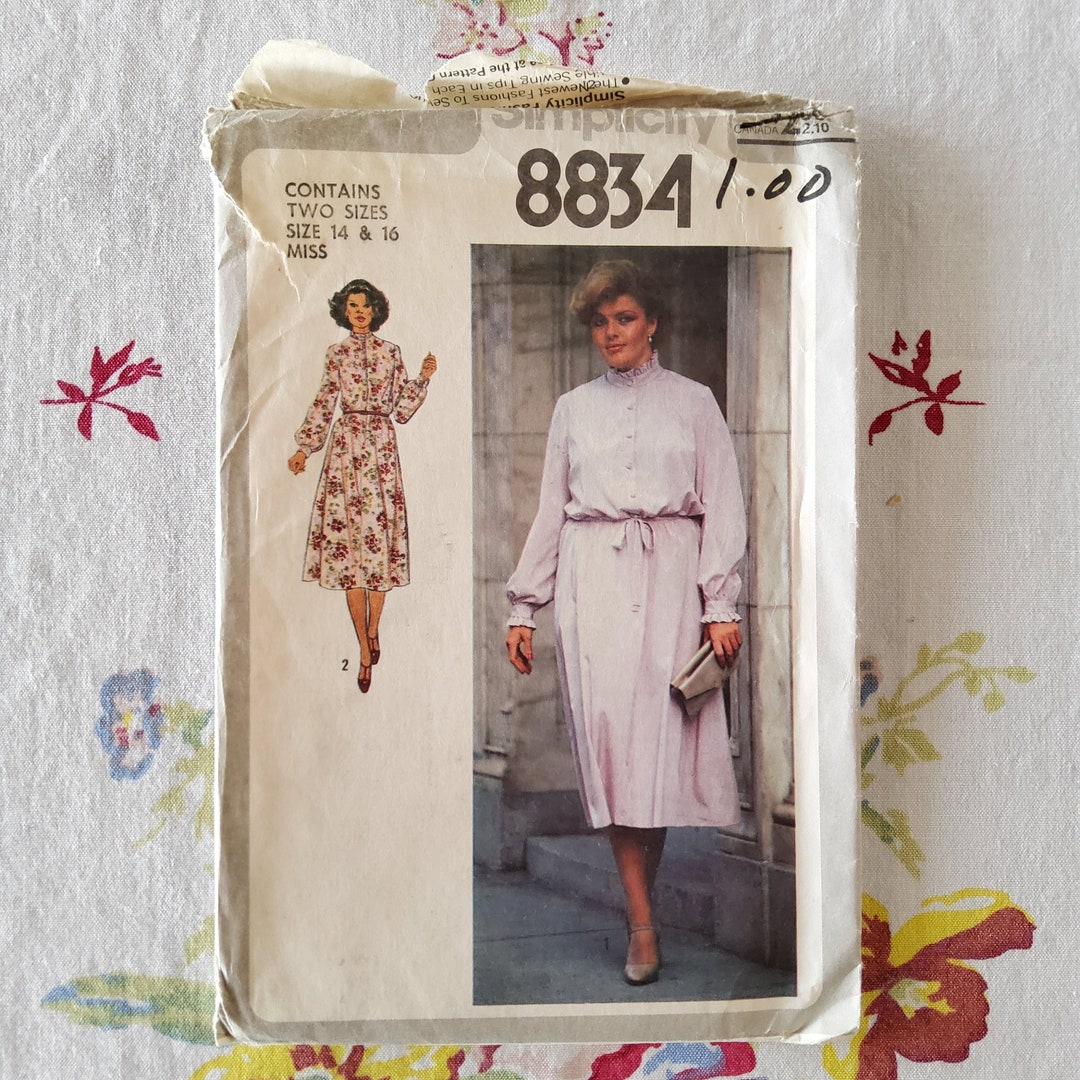 Simplicity 8834 Complete Uncut Factory Folds Vintage 70s Sewing Pattern ...