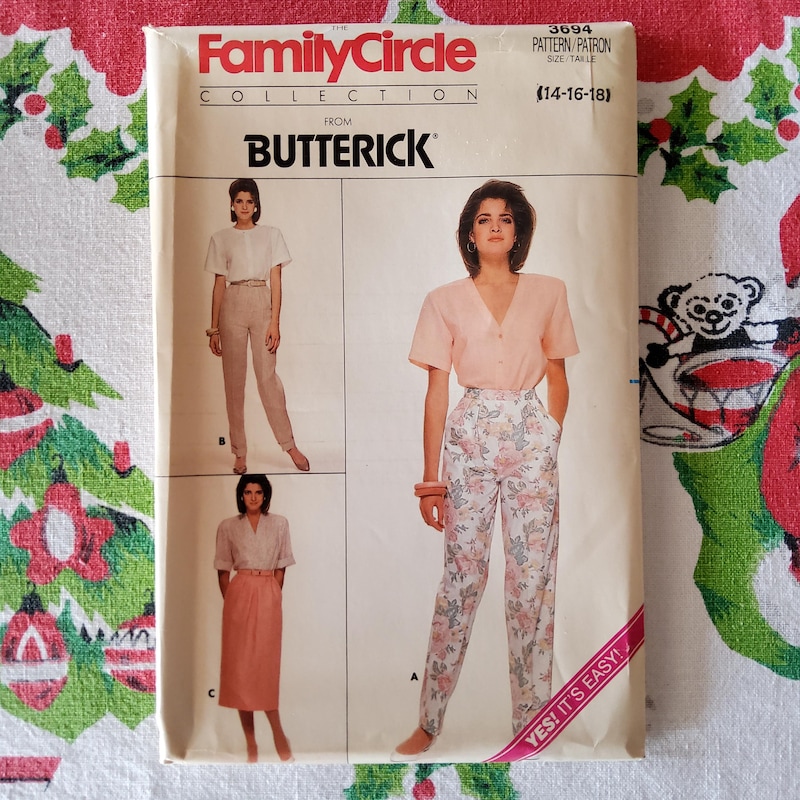 1980s Pants Pattern - Etsy