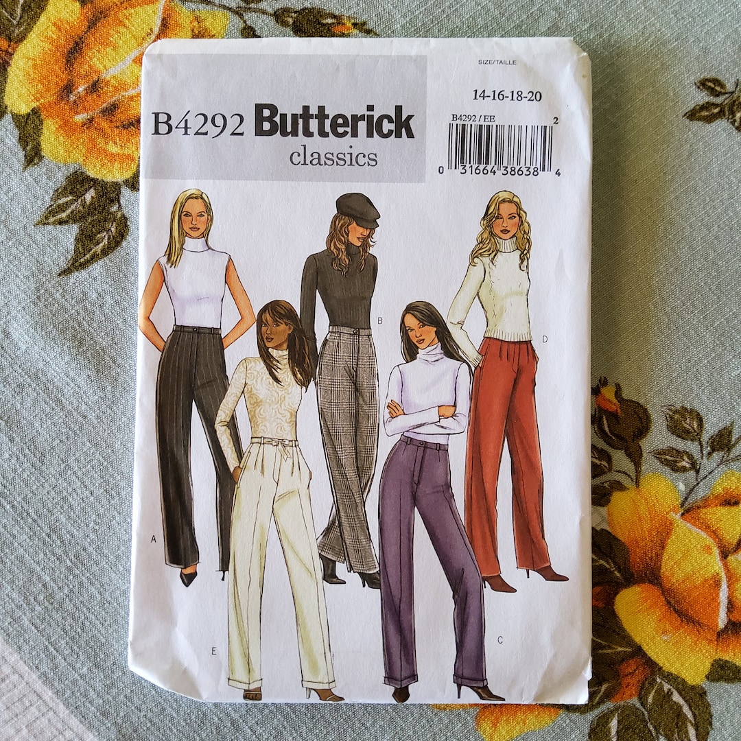 Butterick 4292 Complete Uncut Factory Folds Early 2000s Sewing Pattern ...