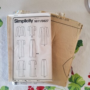 Simplicity 9811 Complete Uncut Factory Folds Vintage 90s Sewing Pattern ...