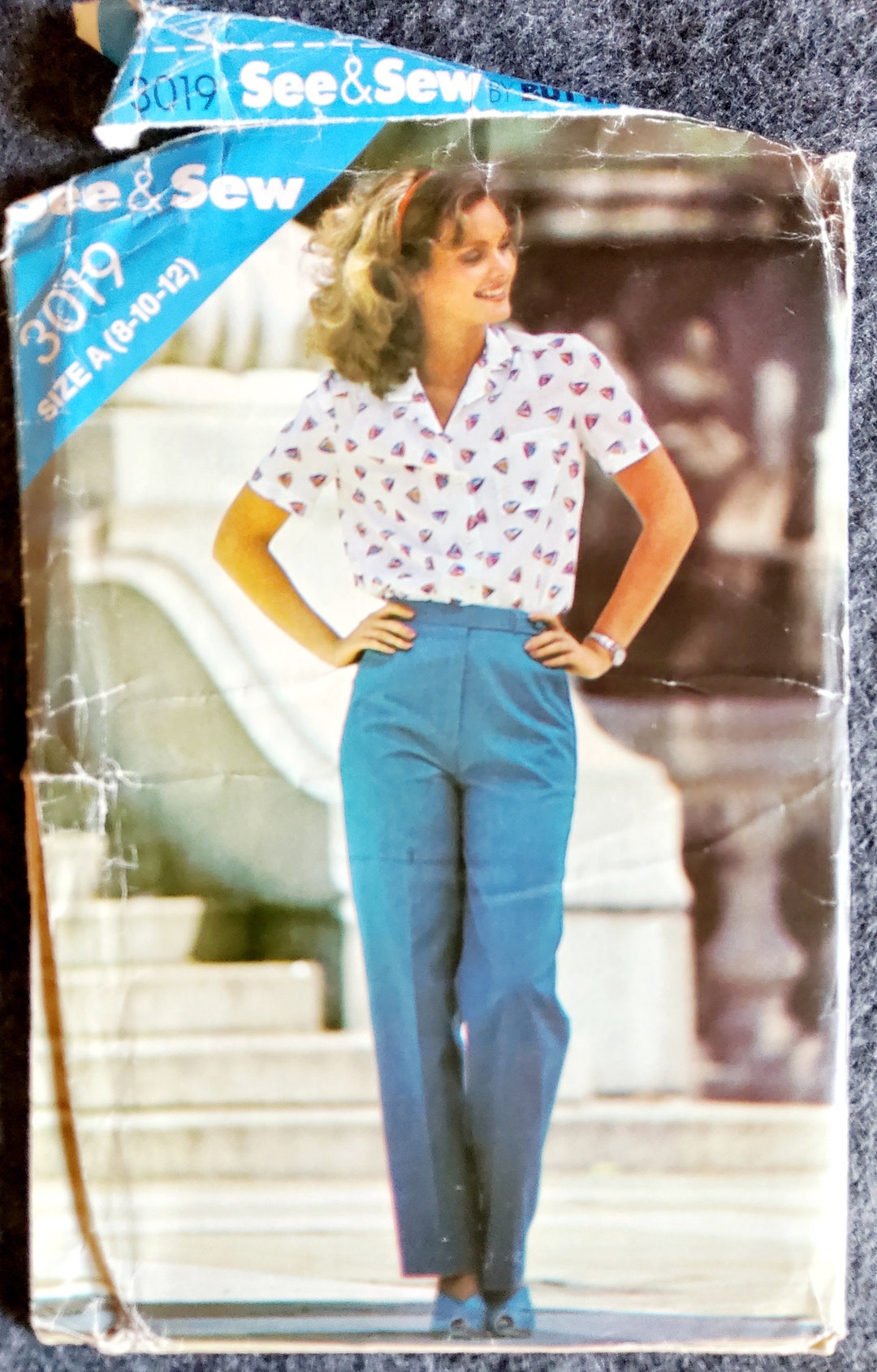 Butterick See & Sew 3019 Complete Uncut Factory Folds Vintage 80s ...
