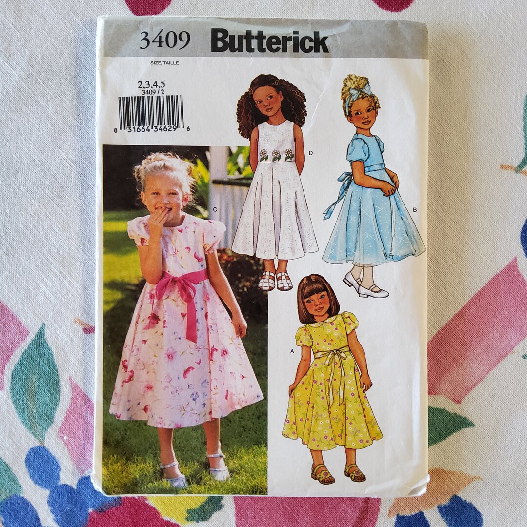 Butterick 3409 Complete Uncut Factory Folds Vintage 2002 Sewing Pattern ...