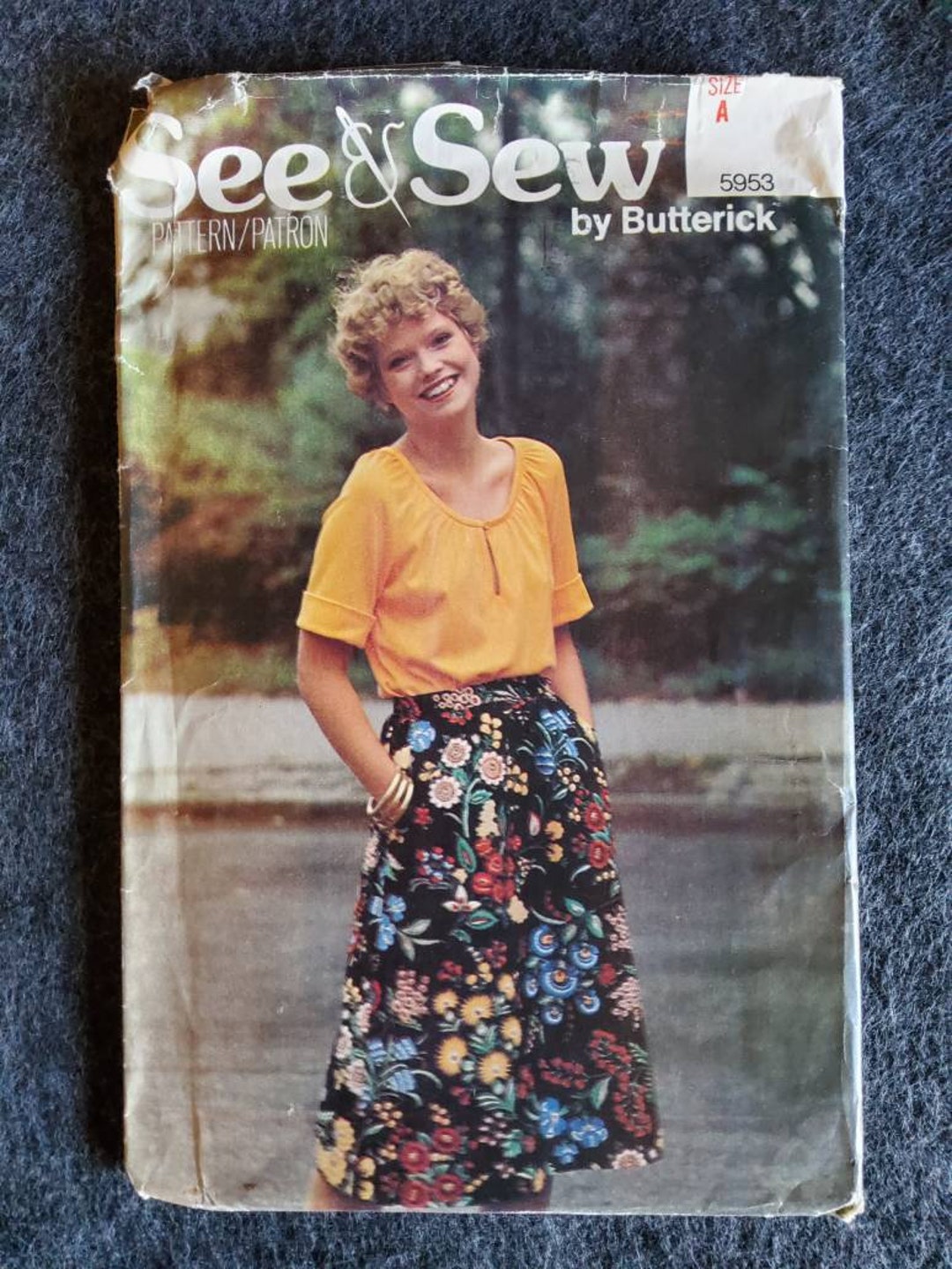 Butterick See & Sew 5953 Complete Uncut Factory Folds Late 70s Early ...