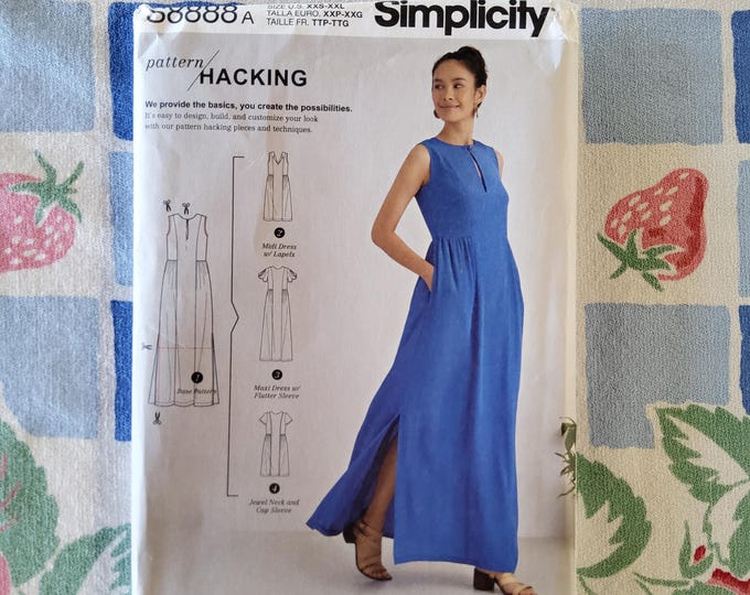 Simplicity 8888 Complete Uncut Factory Folds Sewing Pattern Hacking ...
