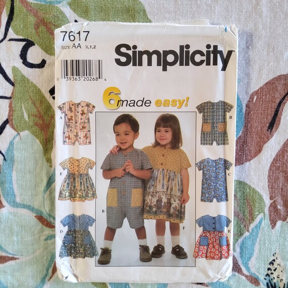 Simplicity 7617 Complete Uncut Factory Folds Vintage 90s | Etsy