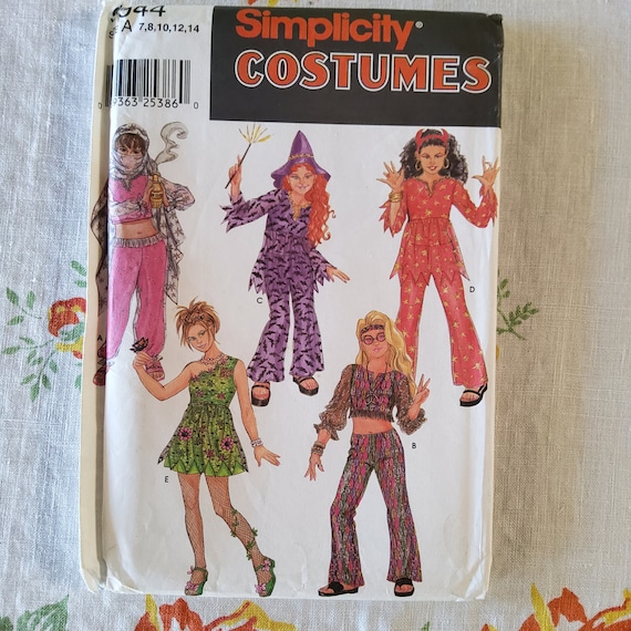 Simplicity Costumes 9944 Complete Uncut Factory Folds Generic - Etsy