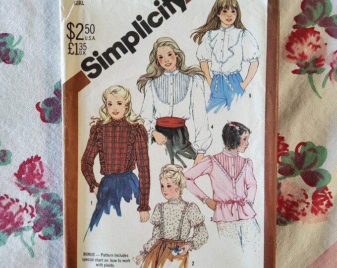 Simplicity 5627 Complete Uncut Factory Folds Vintage 80s Sewing Pattern ...