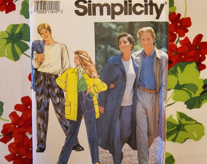 Simplicity 7584 Complete Uncut Factory Folds Vintage 90s Sewing Pattern ...