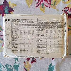 Simplicity 8841 Complete Uncut Factory Folds Vintage 80s Sewing Pattern ...