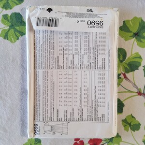 Simplicity 9590 Complete Uncut Factory Folds Vintage 90s Sewing Pattern ...