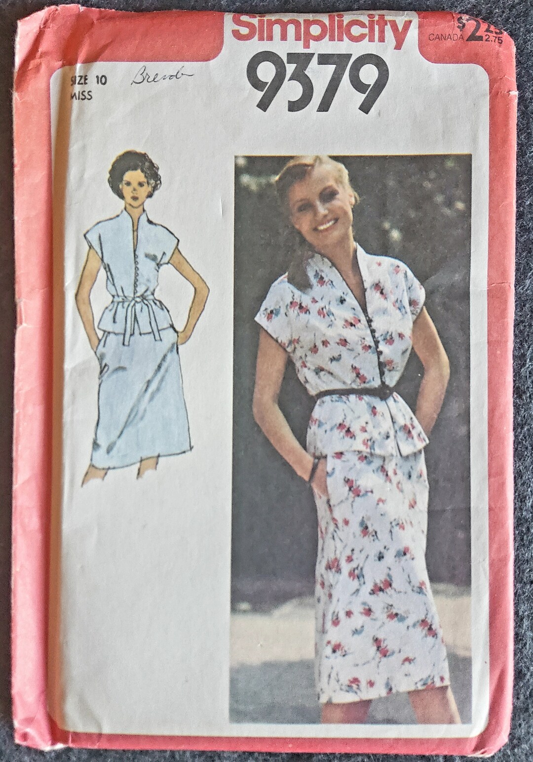 Simplicity 9379 Complete Uncut Factory Folds Vintage 80s Separates ...