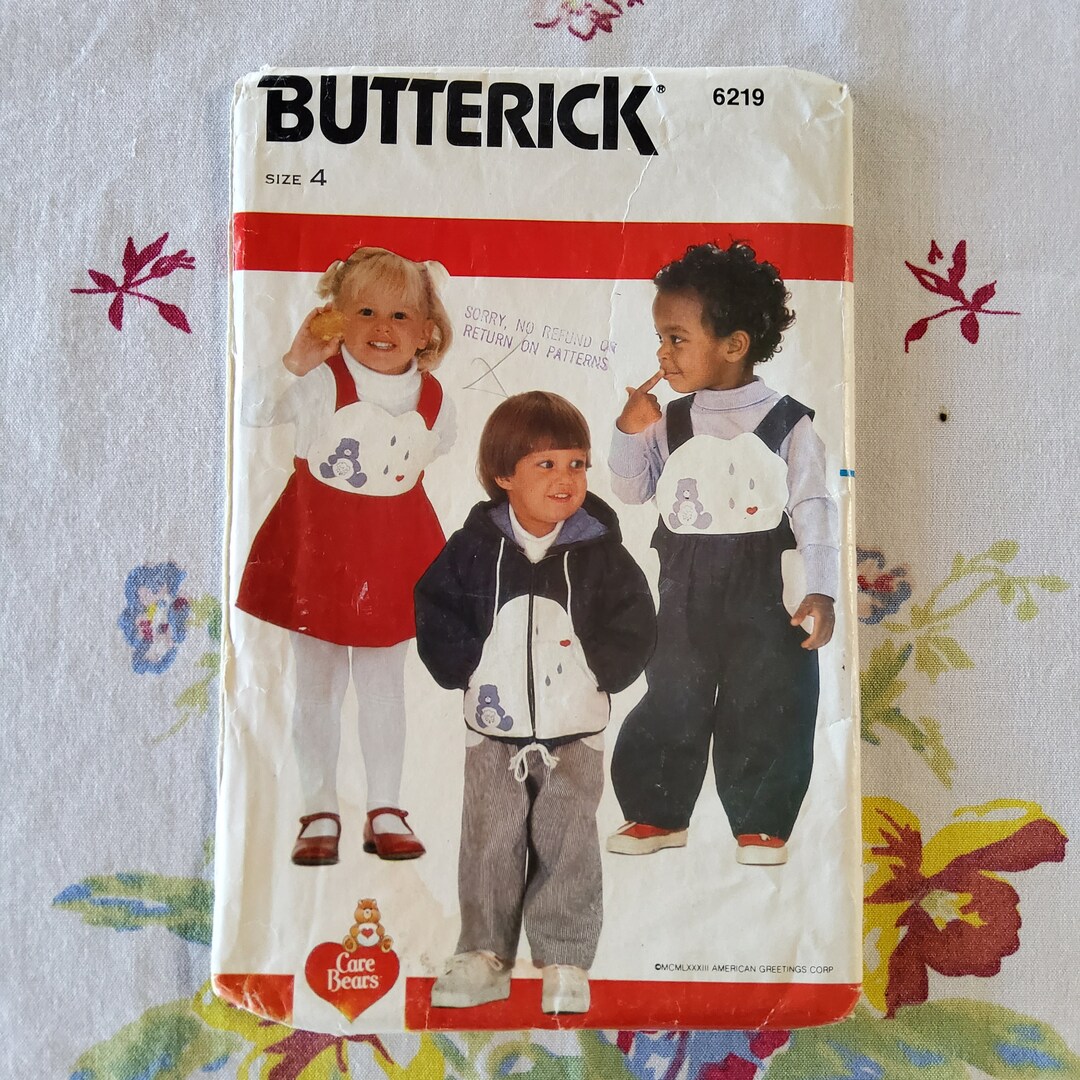 Butterick 6219 Complete Uncut Factory Folds Vintage 80s Sewing Pattern ...