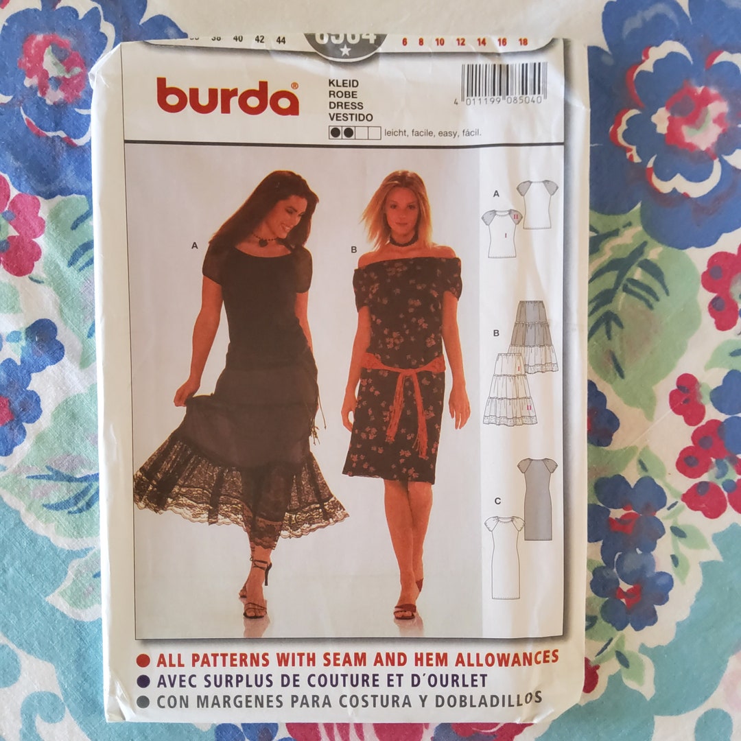 Burda 8504 Complete Uncut Factory Folds Contemporary Sewing Pattern off ...
