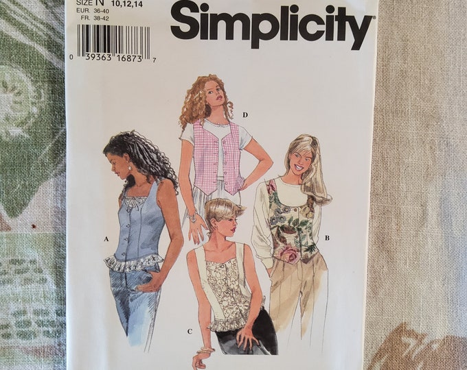 Simplicity 9664 Complete Uncut Factory Folds Vintage 90s Sewing Pattern ...
