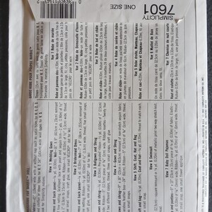 Simplicity 7601 Complete Uncut Factory Folds Vintage 90s Babrie Doll ...