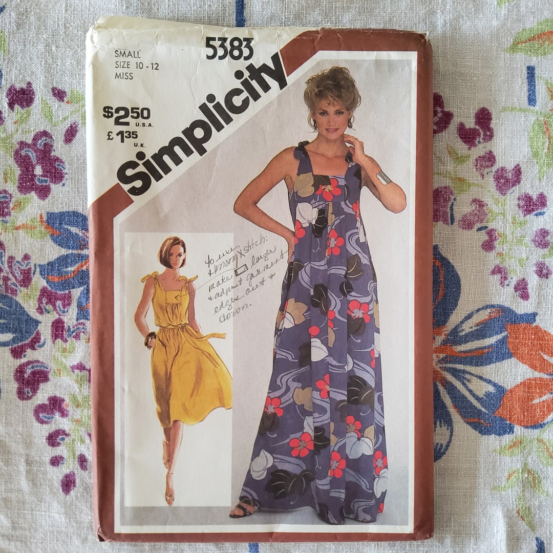 Simplicity 5383 Complete Uncut Factory Folds Vintage 80s - Etsy