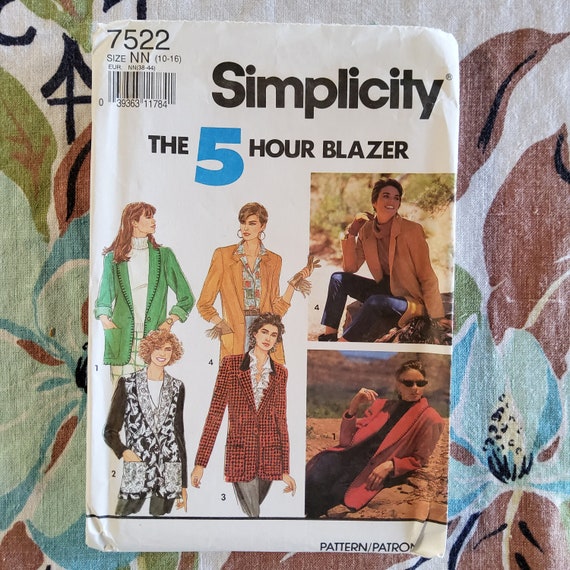 Simplicity 7522 Complete Uncut Factory Folds Vintage 90s | Etsy
