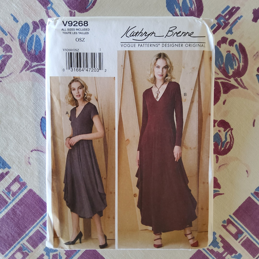 Vogue 9268 Complete Uncut Factory Folds Sewing Pattern Kathryn Brenne ...