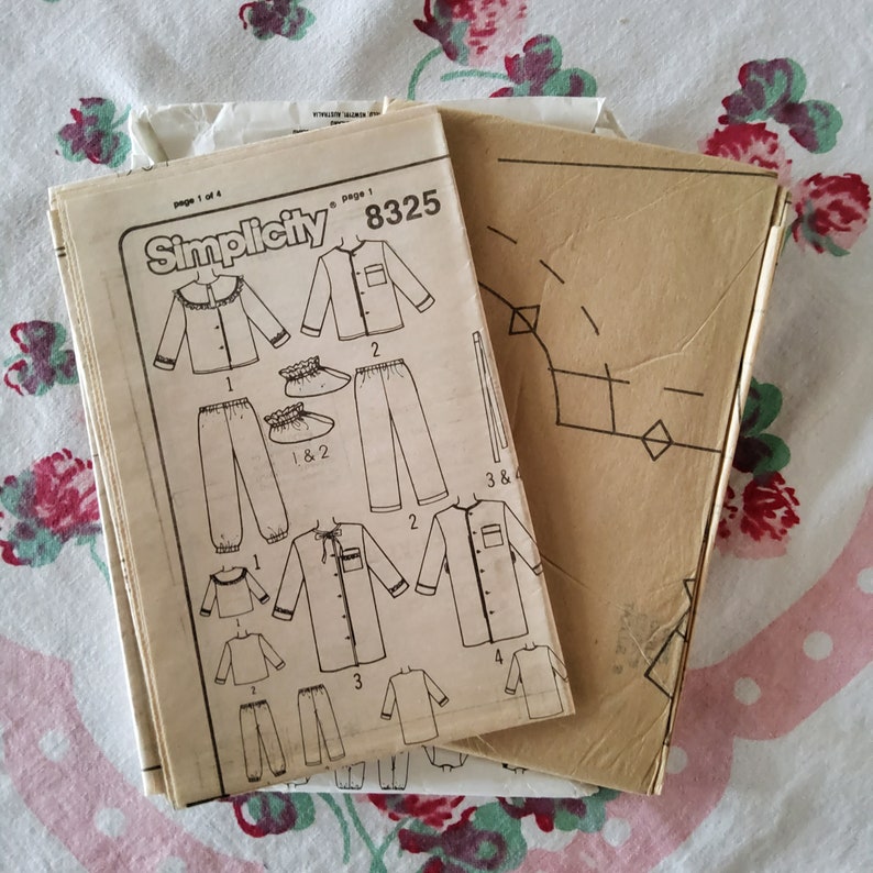 Simplicity 8325 Complete Uncut Factory Folds Vintage 80s Classic ...