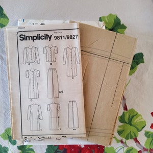 Simplicity 9811 Complete Uncut Factory Folds Vintage 90s Sewing Pattern ...