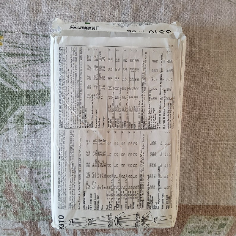 Simplicity 8310 Complete Uncut Factory Folds Vintage 90s - Etsy