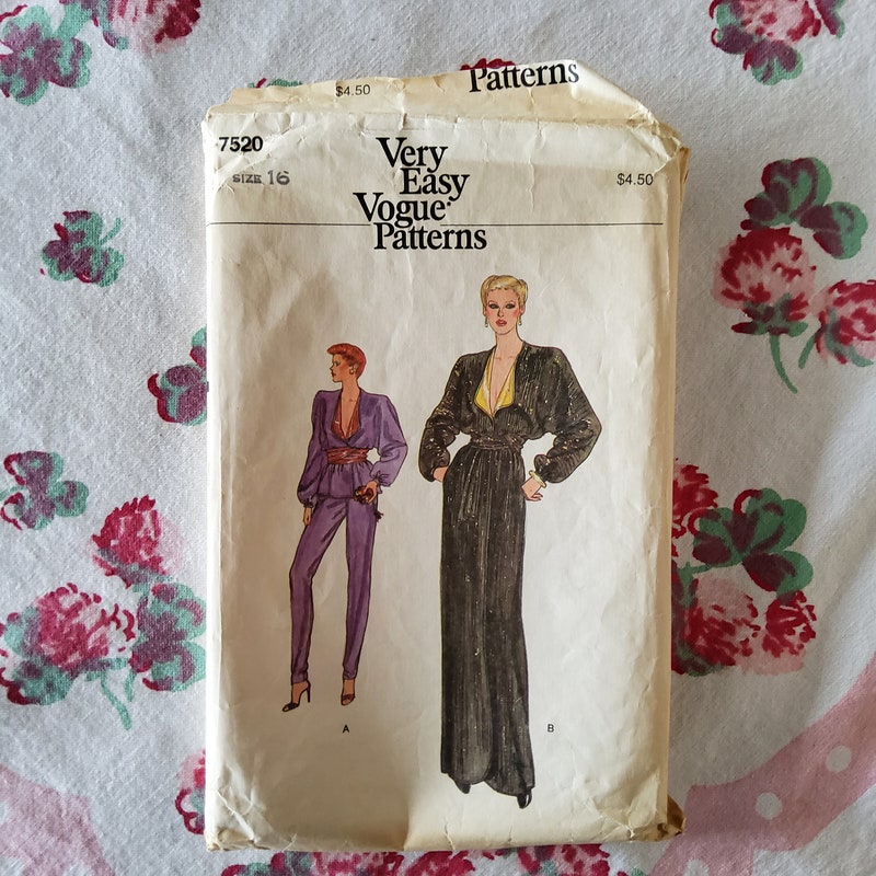 80s Sewing Pattern - Etsy